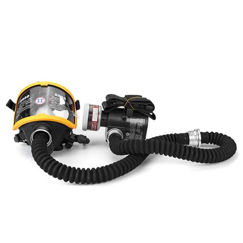 Electric Constant Flow Supplied Air Fed Full Face Gas Mask Respirator