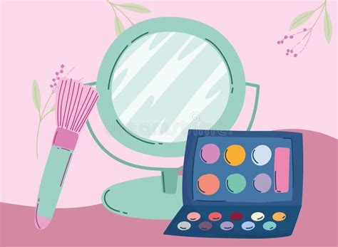 Beauty In The Mirror Stock Illustration Illustration Of Beauty 7556419