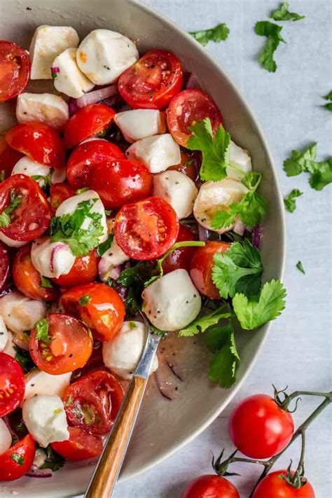 Tomato Mozzarella Salad Recipe Valentinas Corner