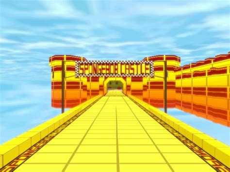 Spongebob Castle N64 Bowsers Castle Texture Reedy94 Custom Mario Kart