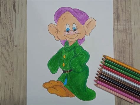 How To Draw Dopey Dwarf From Disney39s Snow White How To 686x386
