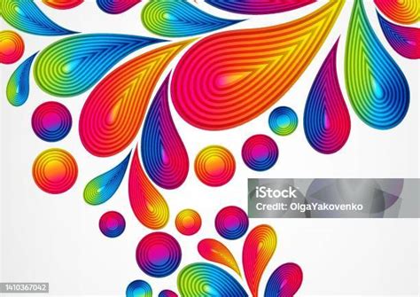 줄무늬가있는 화려한 추상적 인 배경 스플래시 스플래쉬 벡터 색상 디자인 그래픽 일러스트레이션 A4 A4 용지에 대한 스톡 벡터