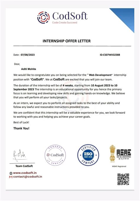 Aditi Mohite On Linkedin Codsoft Codsoftinternship Webdevelopment