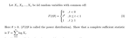 Solved Let X₁ X2 Xn Be Iid Random Variables With