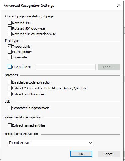 Ocr Flexilayout And Project Setup Station Doesnt Have The Same Results In Abbyy Stack Overflow
