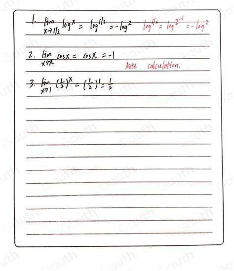 Solved Evaluate The Following Limits By Constructing The Table Of Values 1 Limlimits Xto 1