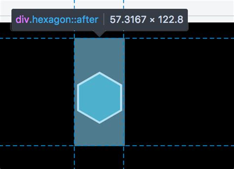 Html Css Hexagon Chrome Vs Firefox Different Size Beforeafter Stack Overflow
