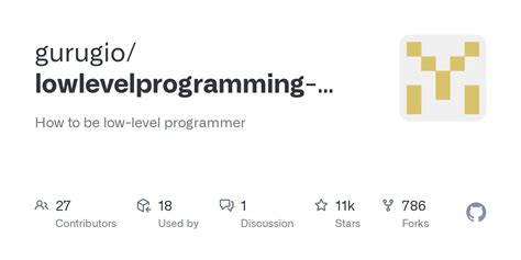 github gurugio lowlevelprogramming university how to be low level programmer