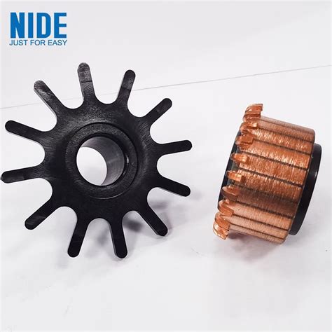 Electric Motor Collector Commutator Armature Rotor Hook Commutator In Dc Motor Commutator And