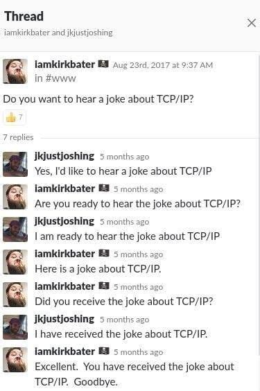 Lazy Programmer On Linkedin Do You Want To Hear A Joke About Tcpip 👀