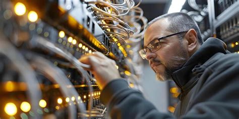 Premium Photo Monitoring Network Traffic And Troubleshooting Issues The Role Of Noc