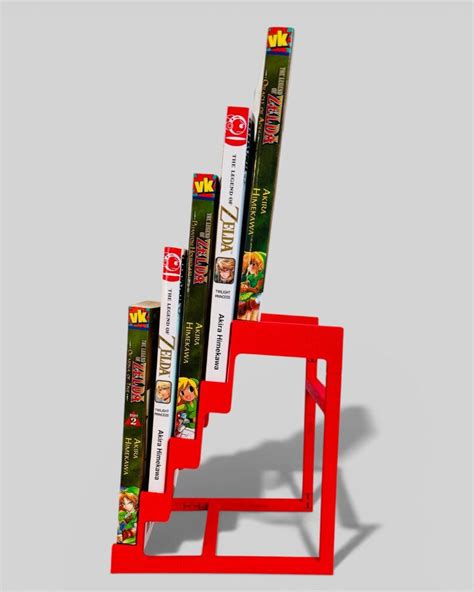 Manga Stand Universal Display Stand 3d Printed For Up To 5 Manga