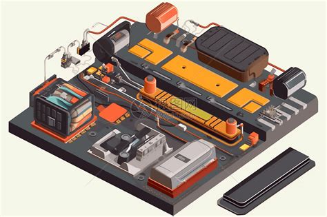 电池组件插画图片下载 正版图片600143471 摄图网