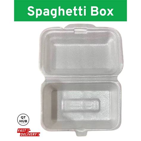 100pcs Disposable Spaghetti Box Styrofoam Takeout Container For Pasta