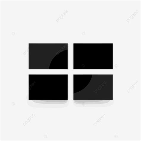 Windows 10 Square Logo On White Background Vector A Simplistic Black
