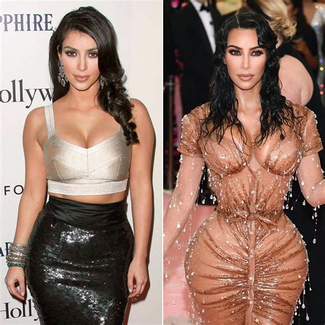 Kim Kardashians Body Evolution Through The Years Us Weekly
