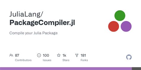 GitHub JuliaLang PackageCompiler Jl Compile Your Julia Package
