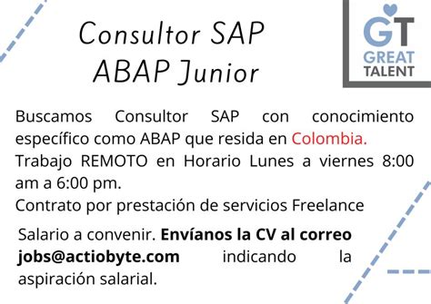 Great Talent On Linkedin Sap Sapabap Trabajoseguro Trabajoremoto