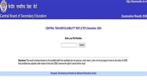 Ctet Result 2024 Live Updates Cbse Ctet December Results Out At Ctet