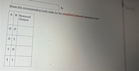 solved for the following logic diagram write the