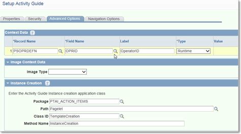 activity guide missing previous and next navbar buttons — oracle mosc