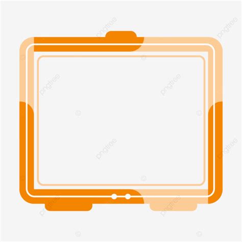 만화 액자 벡터 직사각형 주황색 만화 Png 일러스트 및 벡터 에 대한 무료 다운로드 Pngtree