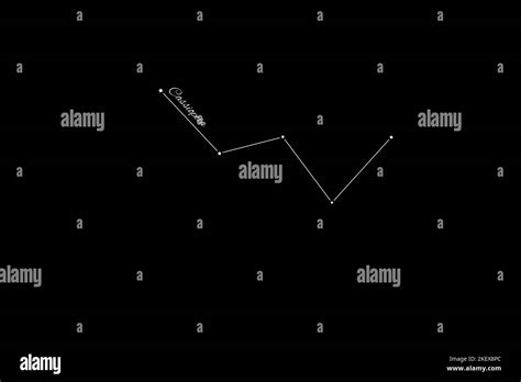 Cassiopeia Constellation Cluster Of Stars Cassiopeia Chair Stock