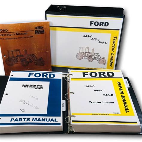Ford Tractor Parts Manual Etsy