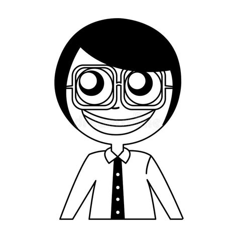 Female Nerd Avatar Character Stock Vector Illustration Of Character