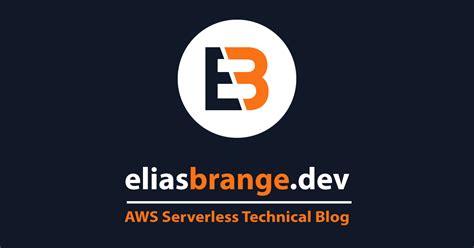 Elias Brange Aws Serverless Tech Blog