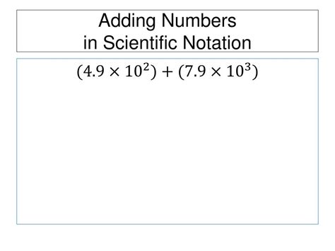 PPT Operating With Scientific Notation PowerPoint Presentation Free Download ID