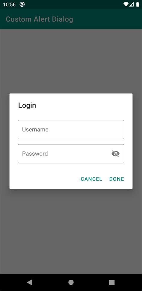 Create Alertdialog With Custom Layout Using Xml Layout
