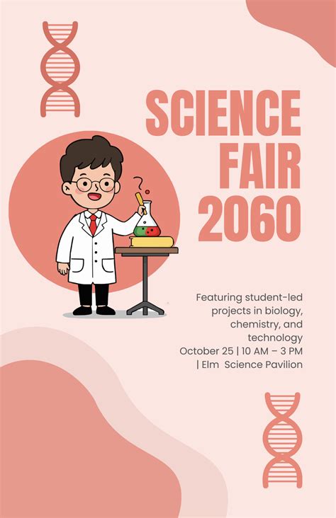 Free Science Fair Poster Templates Editable And Printable