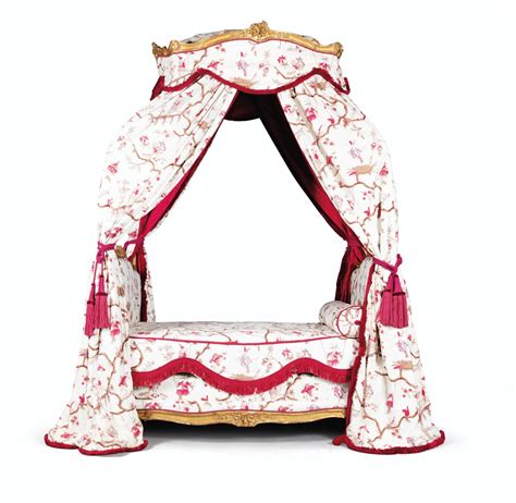 A Louis Xv Gilt Wood Lit à La Polonaise Stamped P Remy Circa 1750