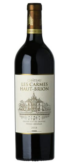 2018 Les Carmes Haut Brion Pessac Léognan Sku 1580166