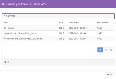 Stuck Attempting To Sync Ignored Items Support Syncthing Community