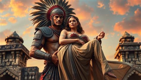 Exploring The Aztec Warrior Holding Woman Meaning Symbolism And