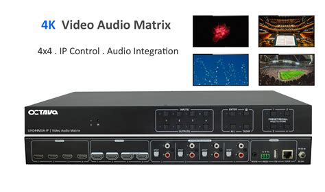 HDMI Matrix Switch UHD MXA IP Video Over IP And HDMI Video Connectivity Solutions