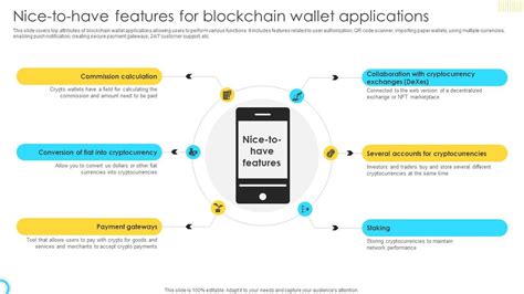 Mastering Blockchain Wallets Nice To Have Features For Blockchain Wallet Bc