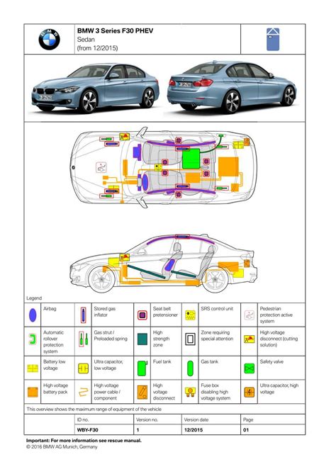 2016 Bmw 3 Series F30 Phev Sedan Rescue Manual Chatwithmanuals