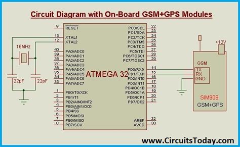 gps tracking circuit diagrams