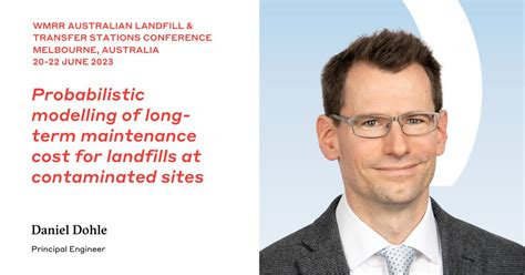 Daniel Dohle On Linkedin I Look Forward To Presenting At The Upcoming Wmrr Australian Landfill