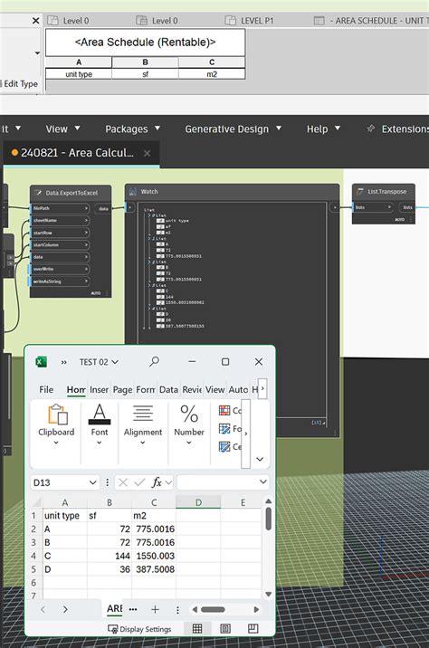 Importing Excel Data Into A Revit Schedule Via Dynamo Dynamo Dynamo