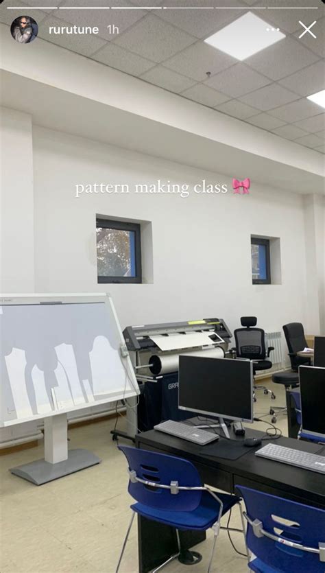 Pattern Making Class At Fashion School