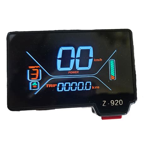 2000w Led Speedometer Screen With Twist Throttle Blaze Scooters