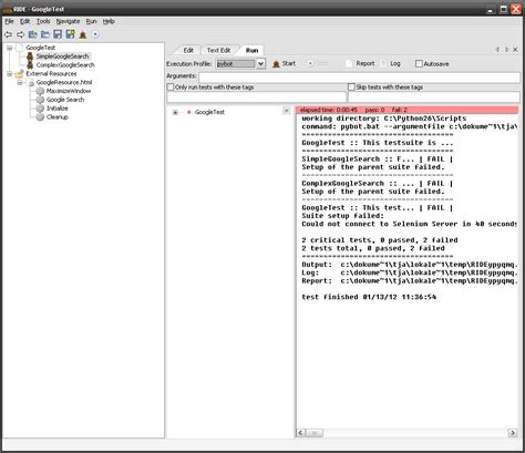 Lyyyuna 的小花园 Robot Framework 教程 集成开发环境 Ride 概览 译