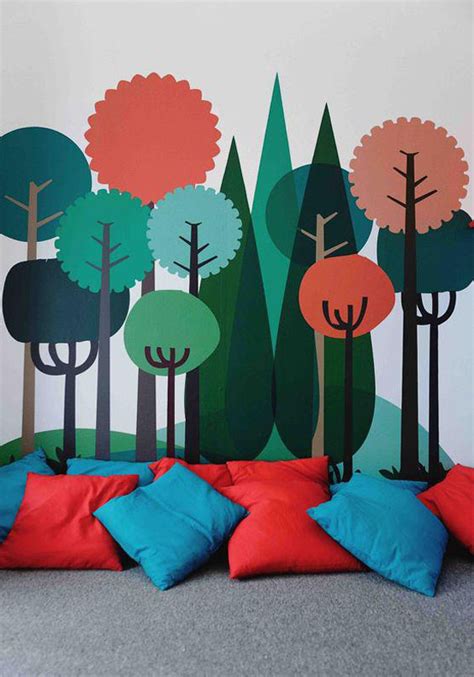 Рисунки на стенах в квартире