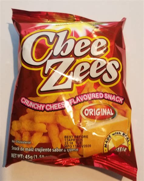 Jamaican Sunshine Snacks Chee Zees Snack 45g Pack Of 6 Or 12 From Jamaica Etsy