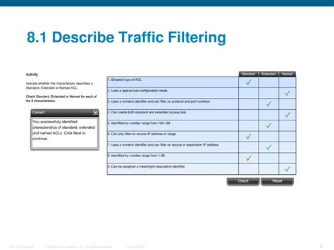 Ppt Filtering Traffic Using Access Control Lists Powerpoint