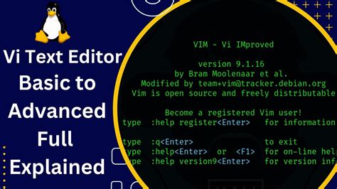 Vi Editor Tutorial In Linux Basic To Advanced Full Explained 2024
